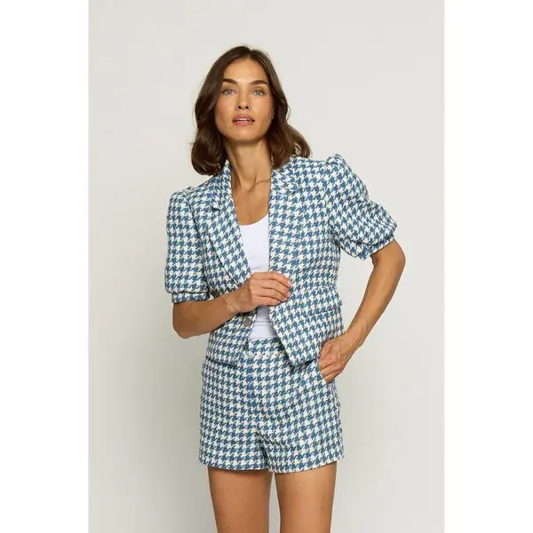 Central Park West Blazer Top - Blue