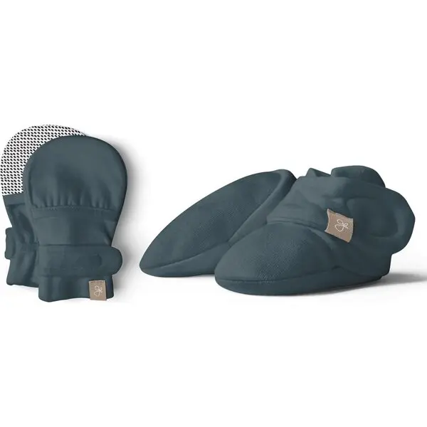 GOUMIKIDS Stay On Baby Mitts & Boots Set - Midnight