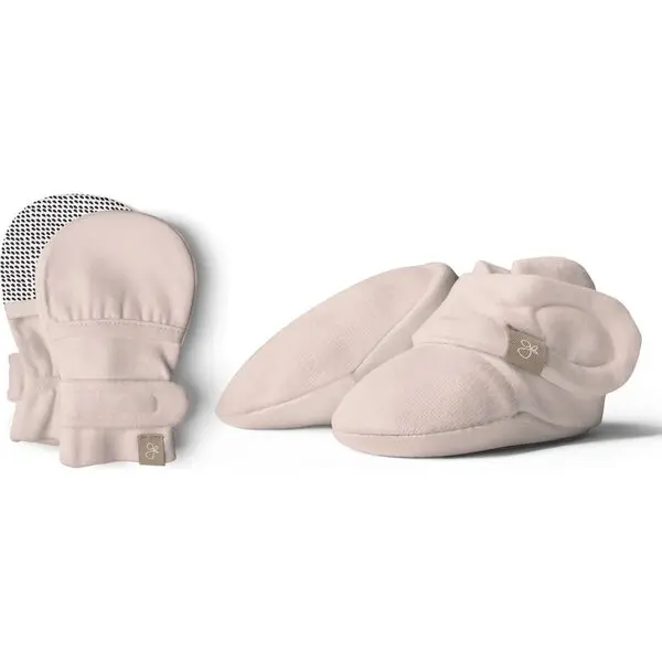 GOUMIKIDS Stay On Baby Mitts & Boots Set - Rose