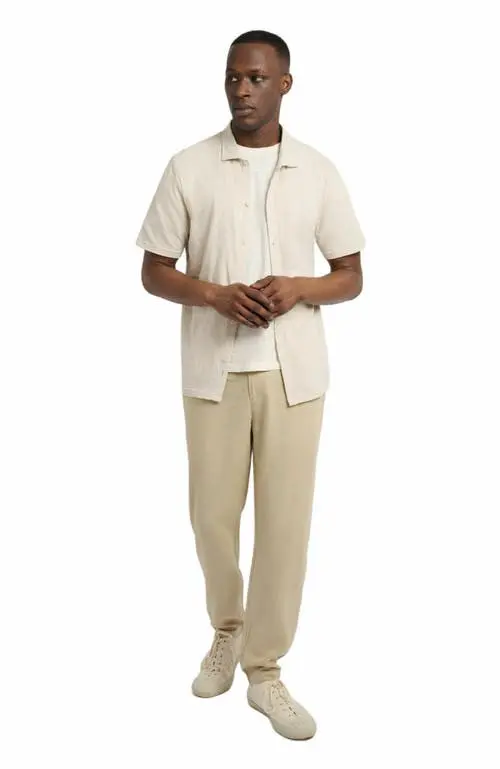 Onia Slub Short Sleeve Button-up Shirt