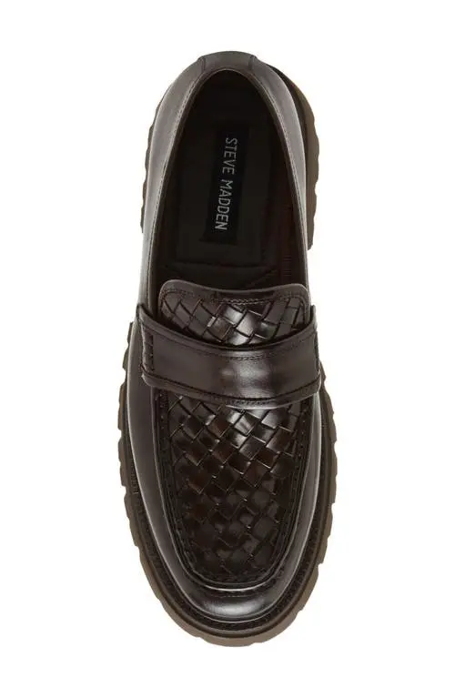 Steve Madden Strandd Lug Sole Loafer - Brown