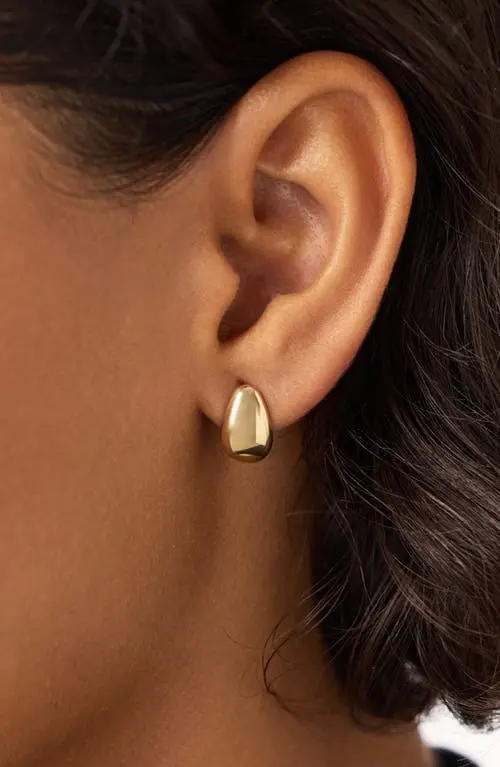 ANA LUISA Teardrop Huggie Stud Earrings