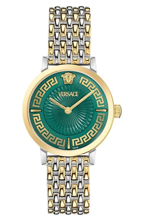 Versace Greca Fortuna Two-tone Bracelet Watch - Two Tone