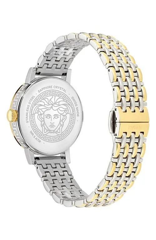 Versace Greca Fortuna Two-tone Bracelet Watch
