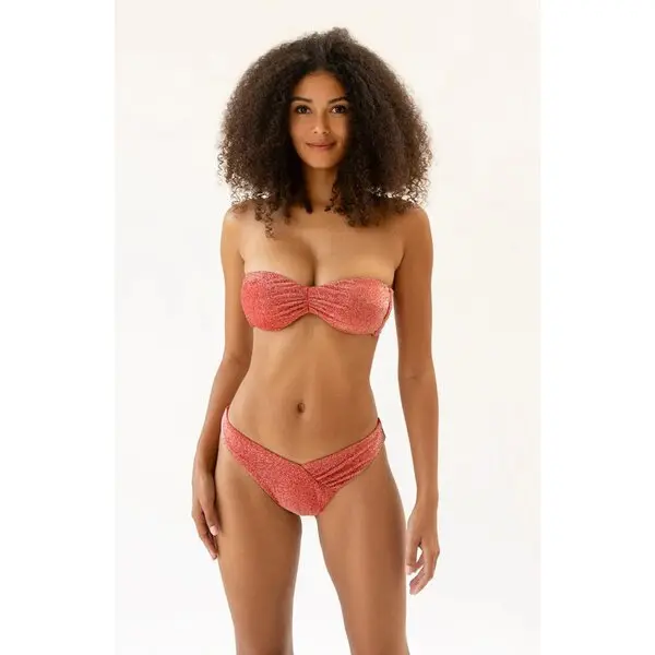 DIPPIN DAISY'S Hudson Bandeau Bikini Top - Flame