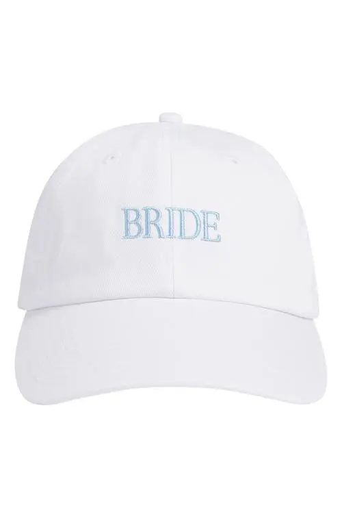 FAVORITE DAUGHTER Bride Baseball Cap - White