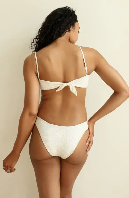 DIPPIN DAISY'S All My Love Bandeau Bikini Top - Cream