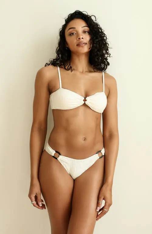 DIPPIN DAISY'S All My Love Bandeau Bikini Top - Cream