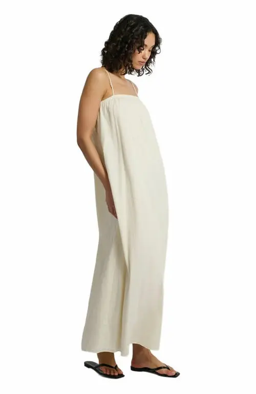 Onia Crinkle Gauze Maxi Dress