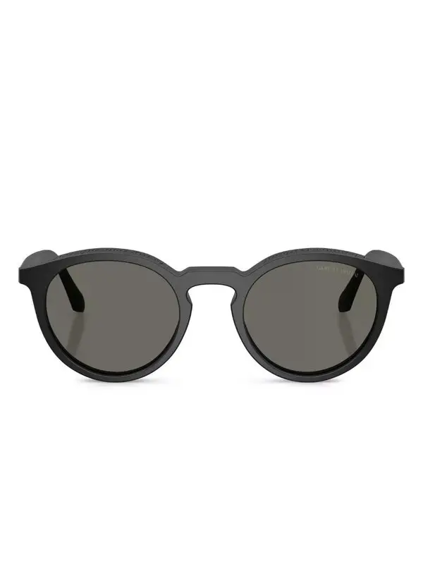 Giorgio Armani Round Frame Sunglasses - Black