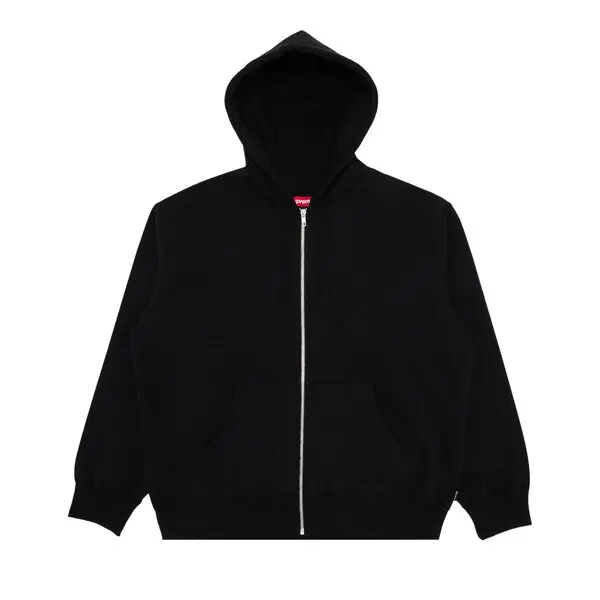 Supreme X Thrasher Zip Up Hooded Sweatshirt - Black