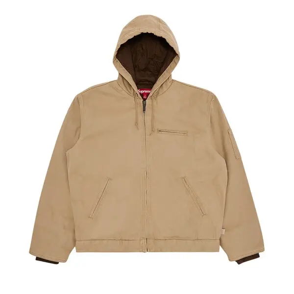 Supreme X Thrasher Hooded Work Jacket - Tan