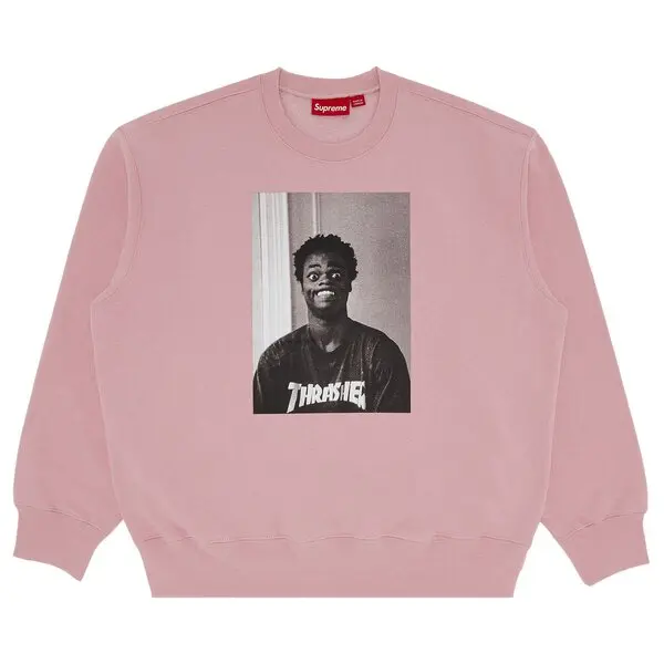 Supreme X Thrasher Crewneck 'dusty Rose - Pink