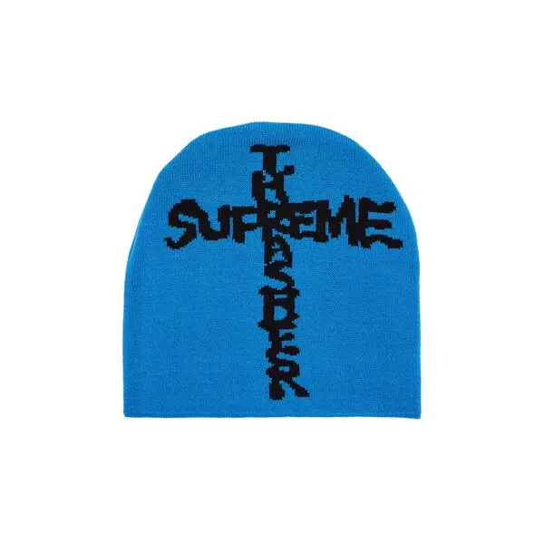 Supreme X Thrasher Beanie - Blue