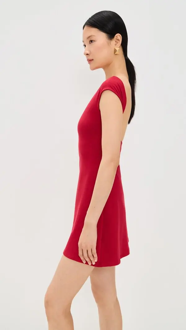 reformation soleil knit dress Mini - Lipstick - 60% Off Linen dress