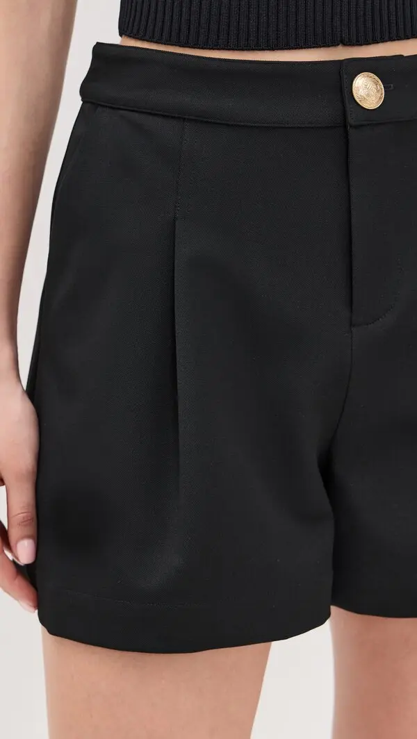 L'Agence Saige Safari Short - Black
