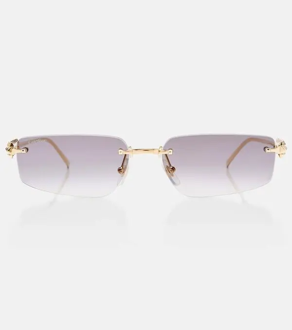 CARTIER Clash De Sunglasses - Gold