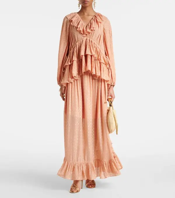 Zimmermann Rhiannon Frilled Maxi Skirt