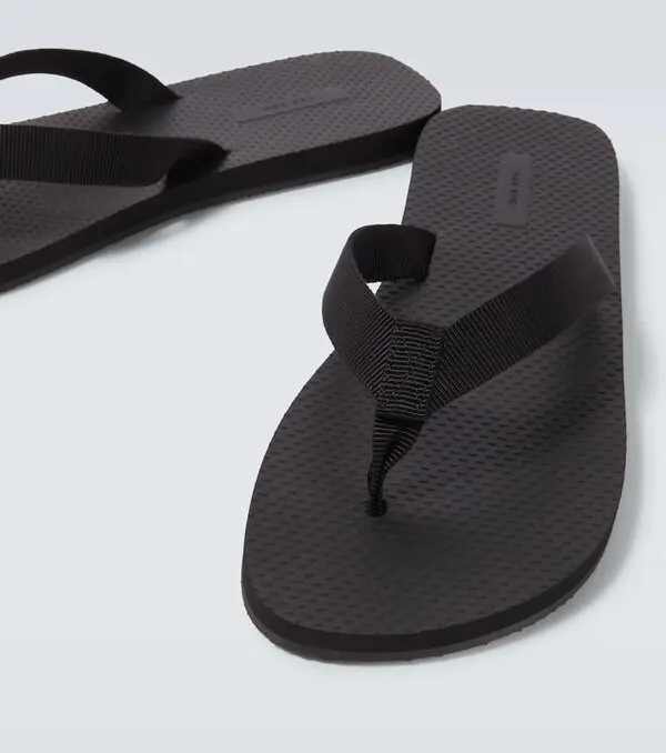 THE ROW Dune Grosgrain Thong Sandals