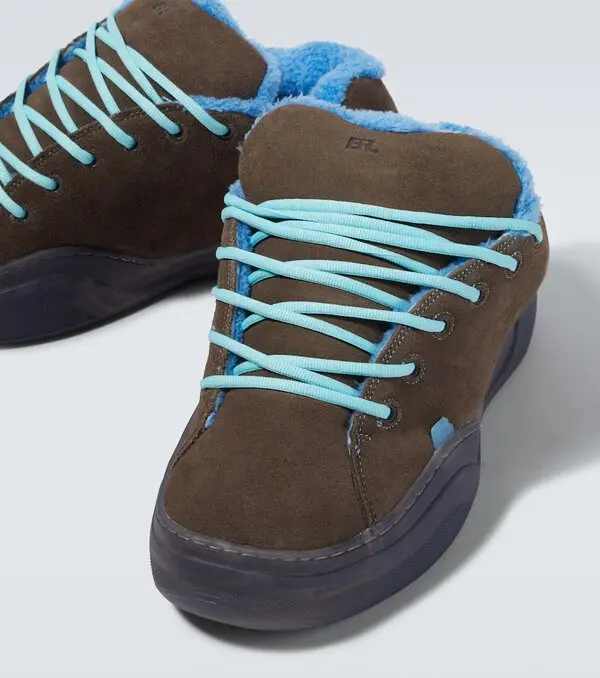 ERL Vamp Skate Suede Sneakers - Grey