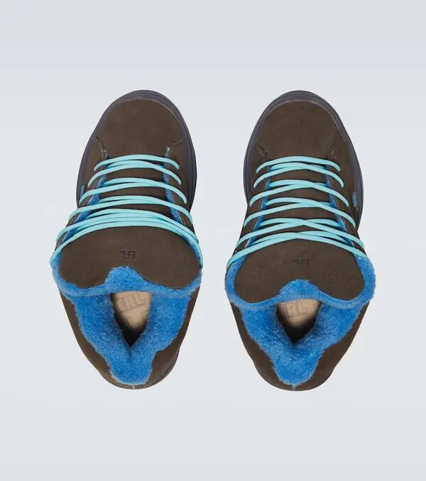 ERL Vamp Skate Suede Sneakers - Grey