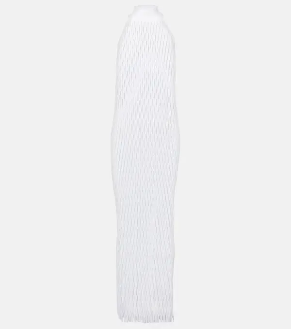 Alaïa Macramé Maxi Dress