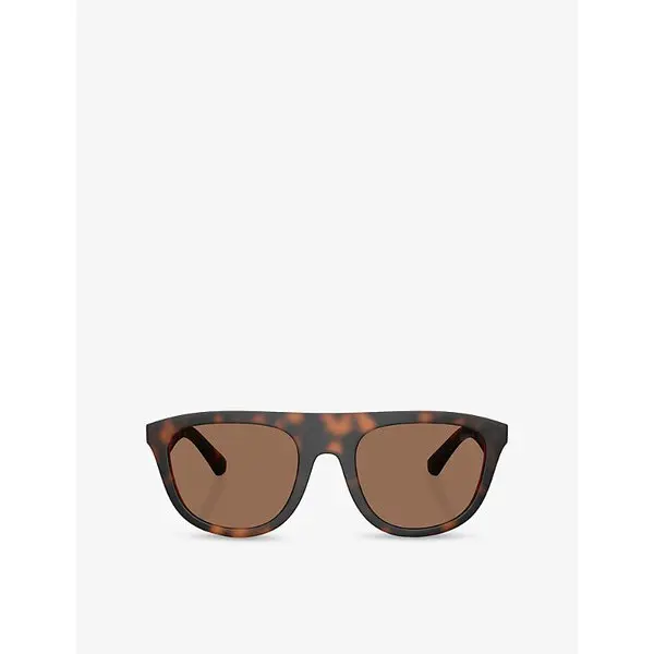 Burberry Be4459u Square-frame Sunglasses - Brown