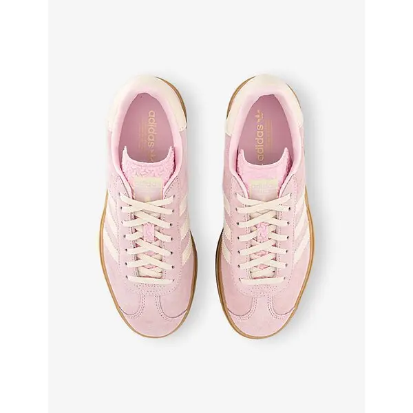 Adidas Gazelle Bold Suede Low-Top Trainers In Clear Pink Cream White G -  32% Off | Editorialist