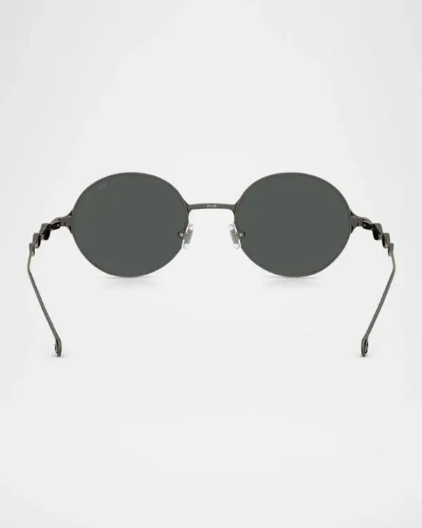 DIESEL® Round Frame Sunglasses - Dark Grey
