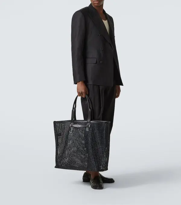 Dolce & Gabbana Adamo Woven Shopper