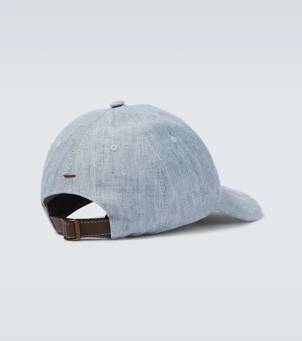 Brunello Cucinelli Linen Baseball Cap