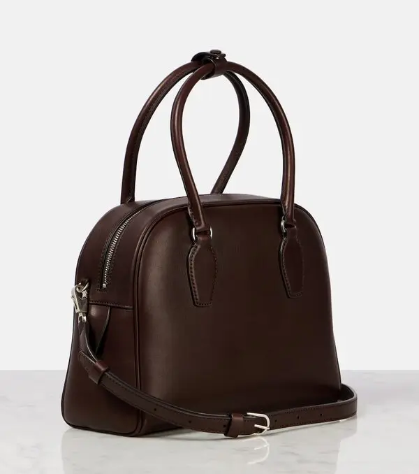 THE ROW India Leather Tote Bag - Brown