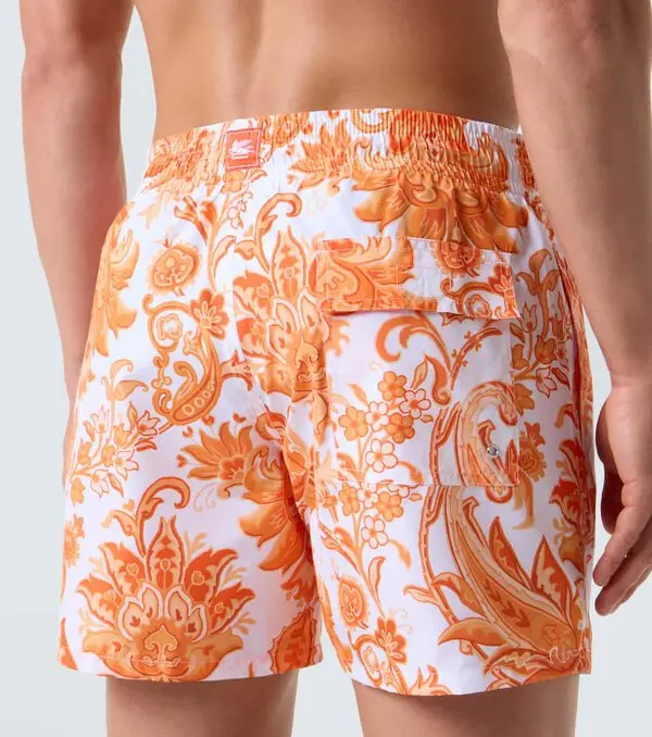 Etro Printed Swim Trunks