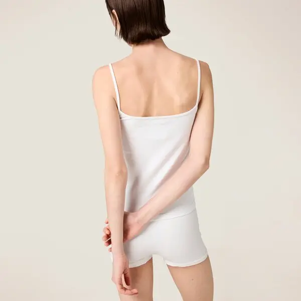 Miu Miu Seamless Top - White | Editorialist