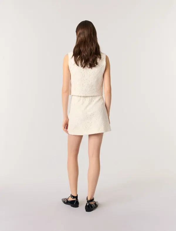 Maje Lace V-neck Jacket