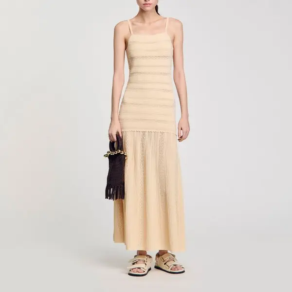 Sandro Knit Maxi Dress