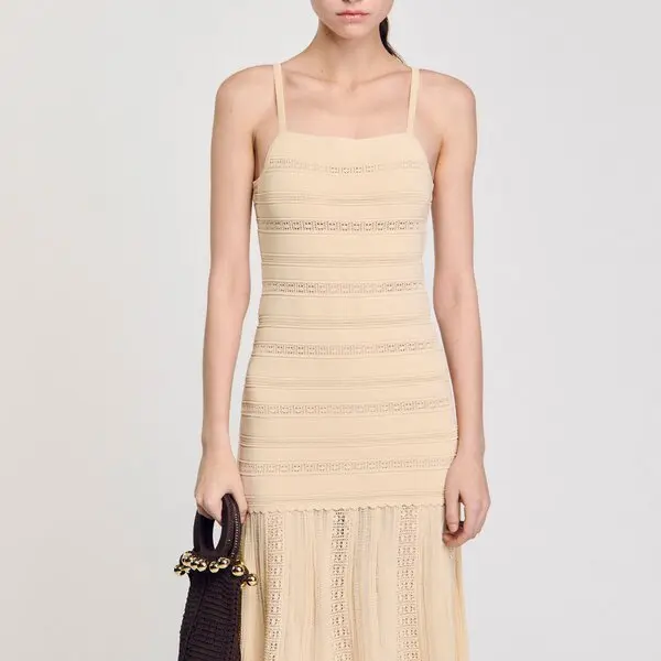 Sandro Knit Maxi Dress