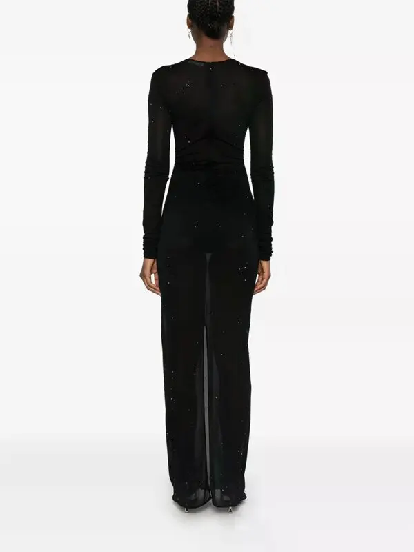 Blumarine Sheer Maxi Dress