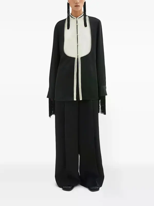 JIL SANDER Contrast-bib Shirt