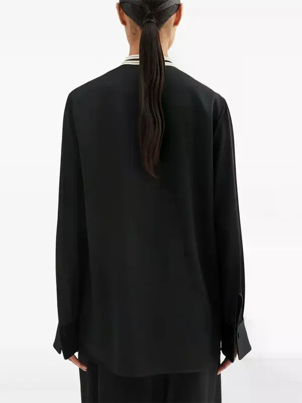 JIL SANDER Contrast-bib Shirt