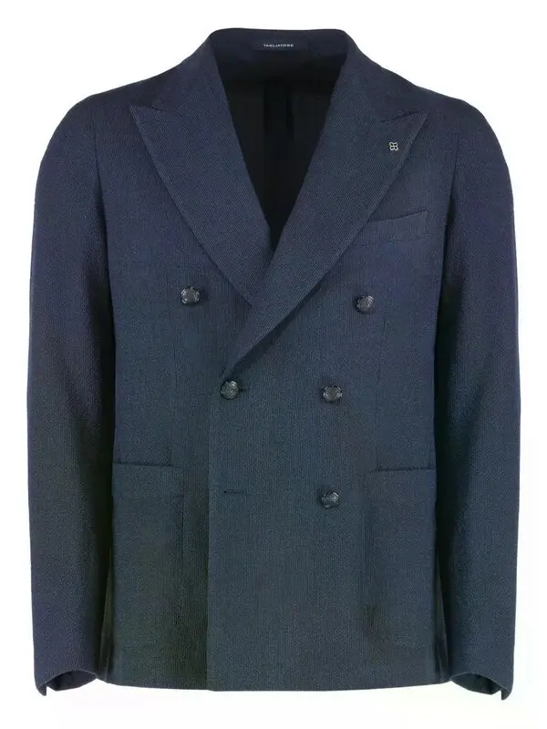 Tagliatore Double-breasted Blazer - Blue