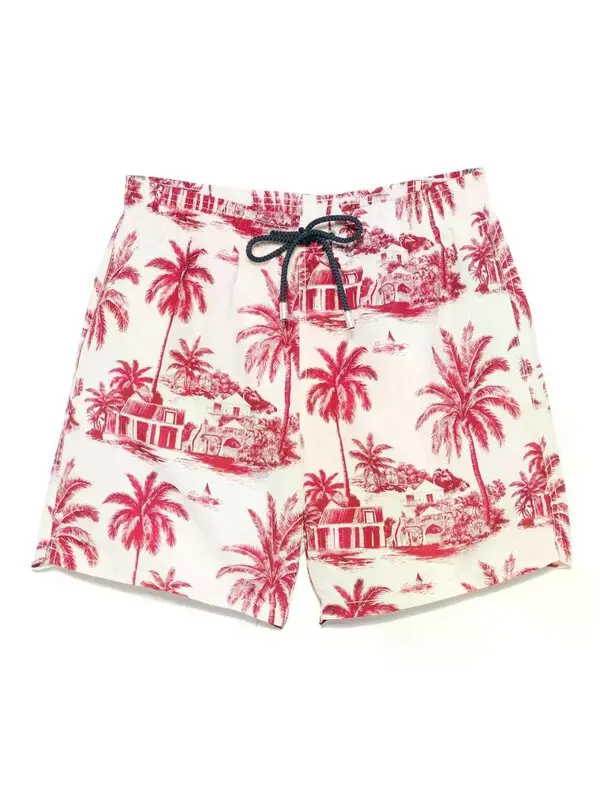 MC2 SAINT BARTH X Rick Dick Gustavia Swim Shorts - Neutrals