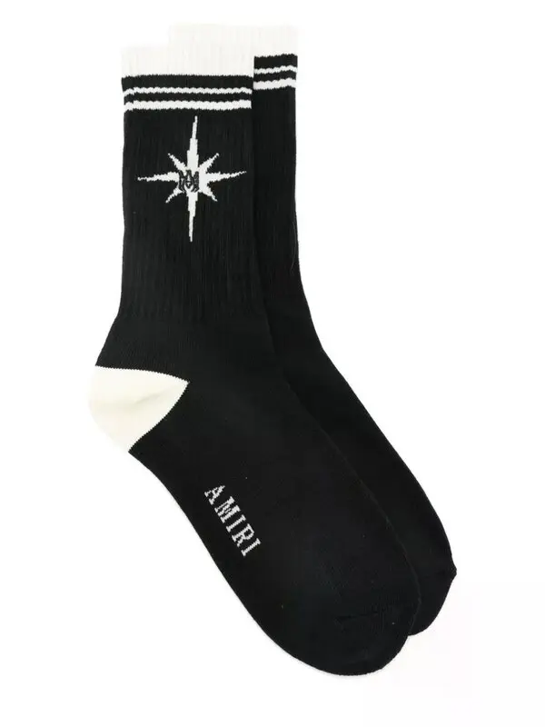 Amiri Starburst Socks - Black