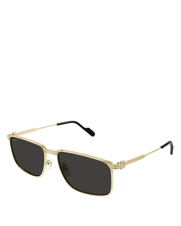 Cartier Premiere De Squared Sunglasses - Gold