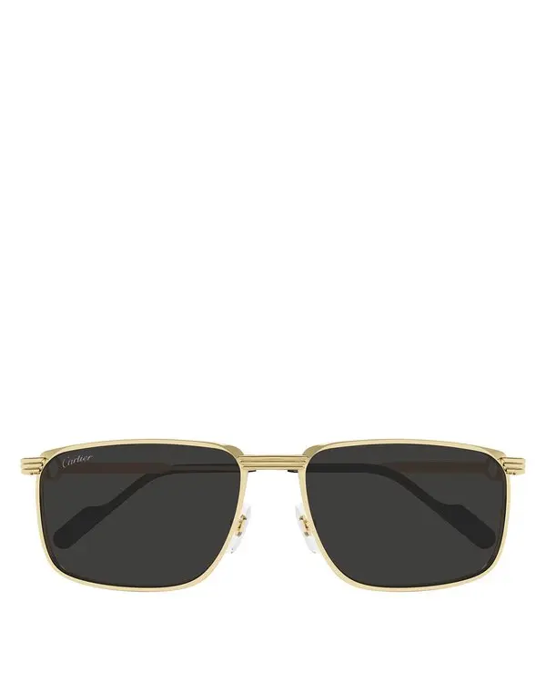 Cartier Premiere De Squared Sunglasses - Gold
