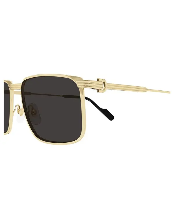 Cartier Premiere De Squared Sunglasses - Gold