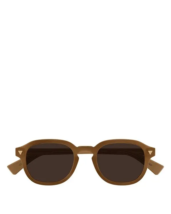 Bottega Veneta Round Sunglasses, 49mm