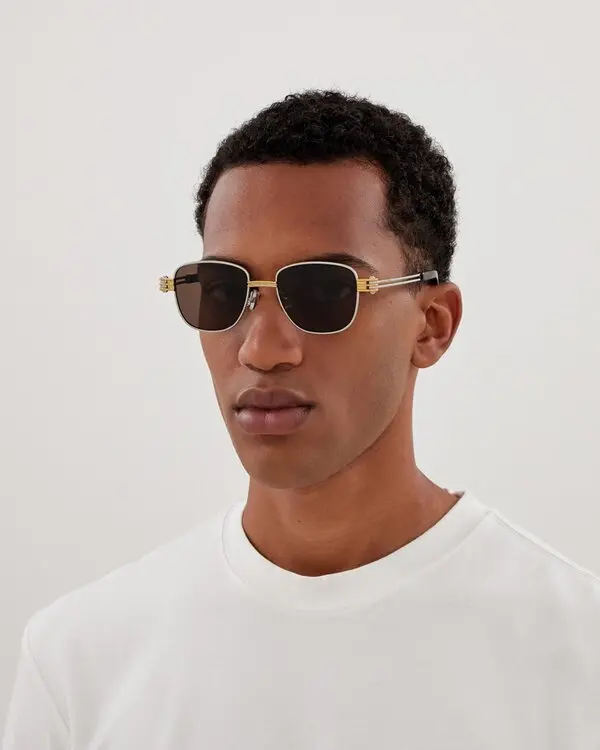 Bottega Veneta Bolt Squared Sunglasses