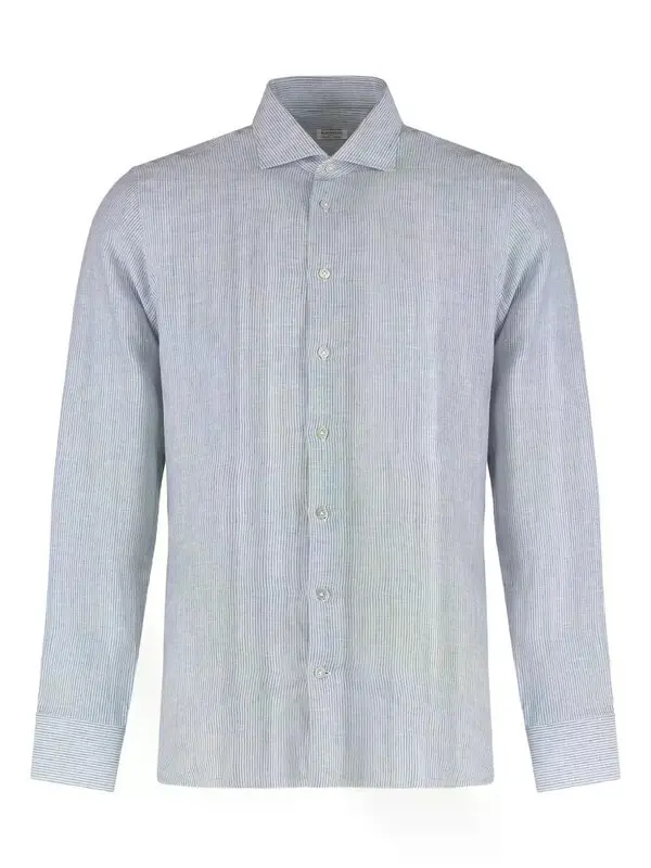 BORRIELLO NAPOLI Striped Long-sleeve Shirt