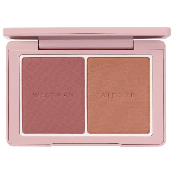 WESTMAN ATELIER Baby Cheeks Powder Blush Duo - Sable & Suede